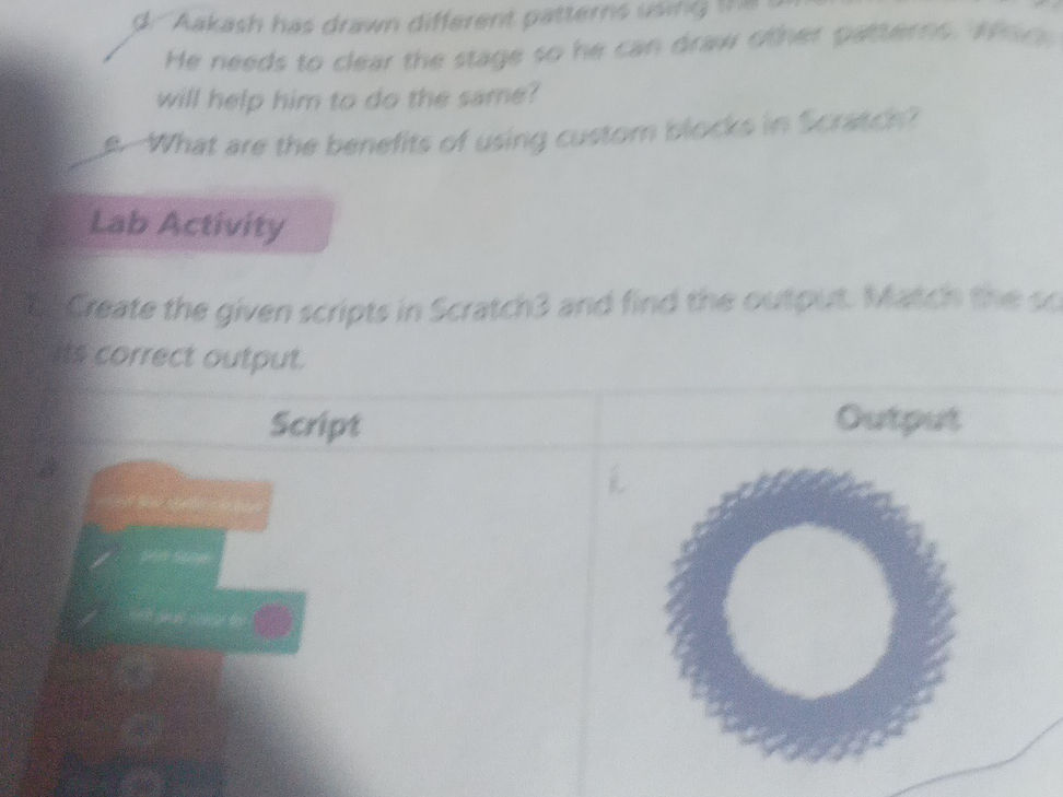 Create the given scripts in Scratch3 and | StudyX