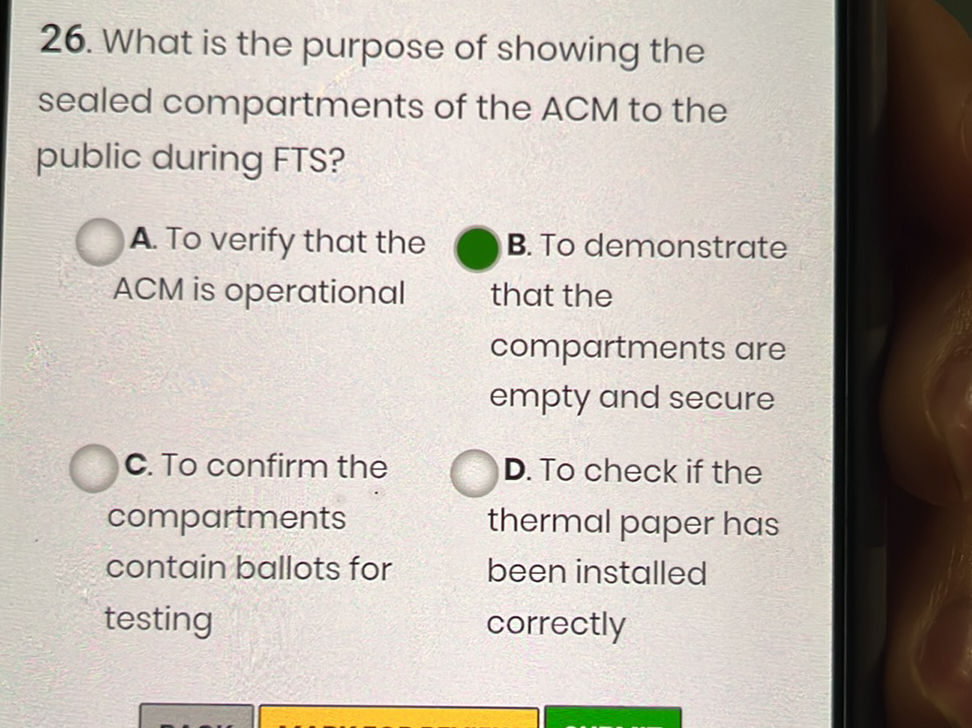 26. What is the purpose of showing the | StudyX
