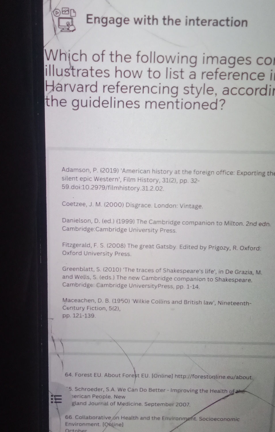 Which of the following images cor | StudyX