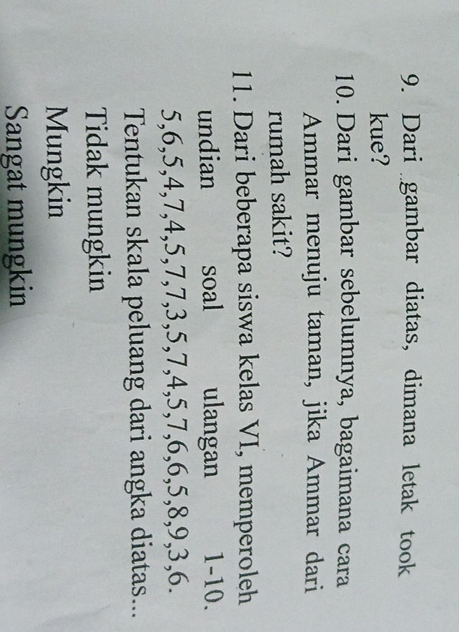 9. Dari gambar diatas, dimana letak took | StudyX