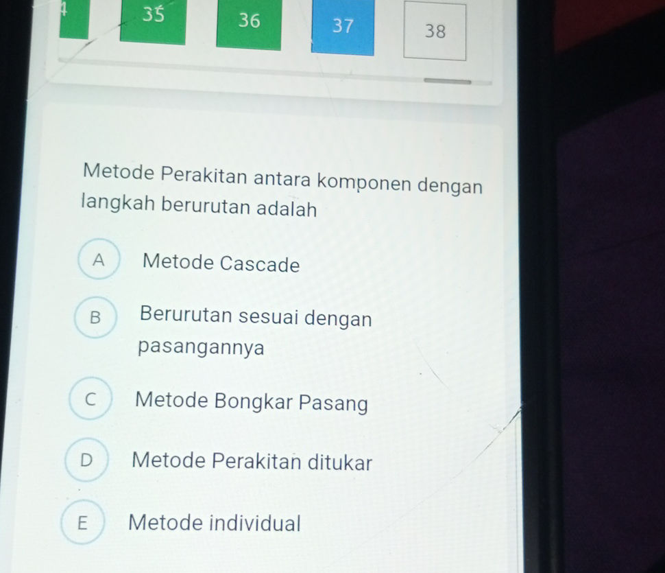 Metode Perakitan antara komponen dengan | StudyX