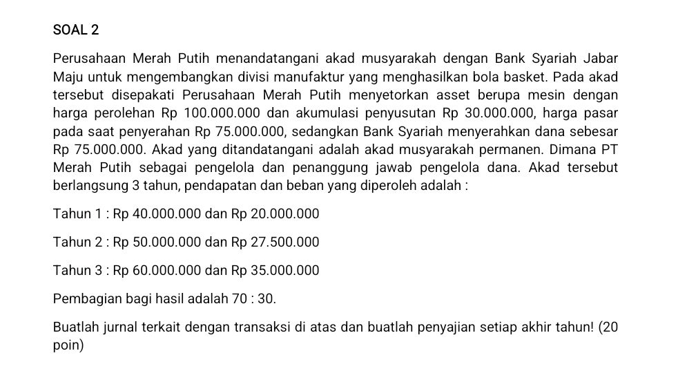 Perusahaan Merah Putih menandatangani akad