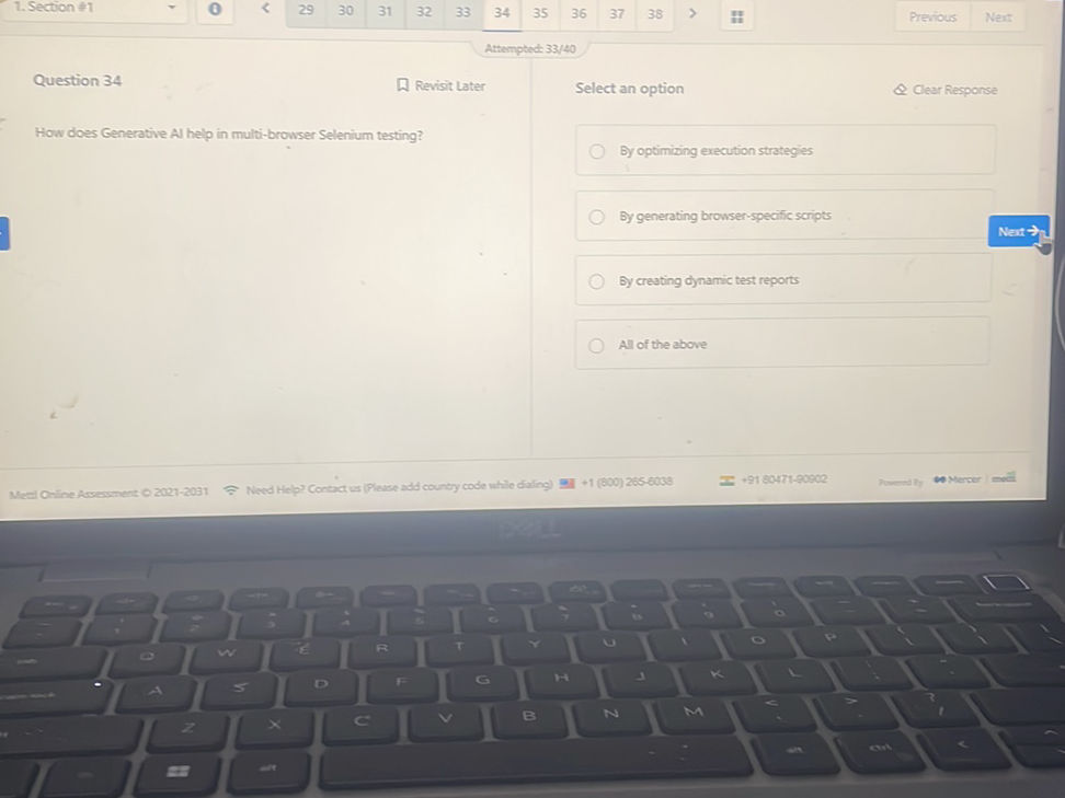 Question 34 How does Generative AI help in | StudyX