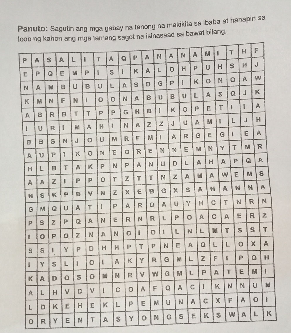 Panuto: Sagutin ang mga gabay na tanong na | StudyX