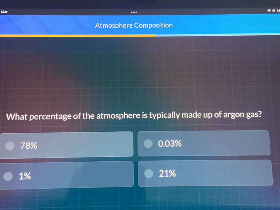 What percentage of the atmosphere is | StudyX