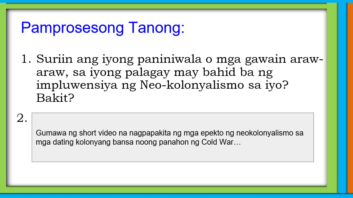 Pamprosesong Tanong: 1. Suriin ang iyong | StudyX