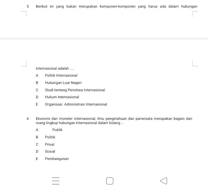 5 Berikut ini yang bukan merupakan | StudyX