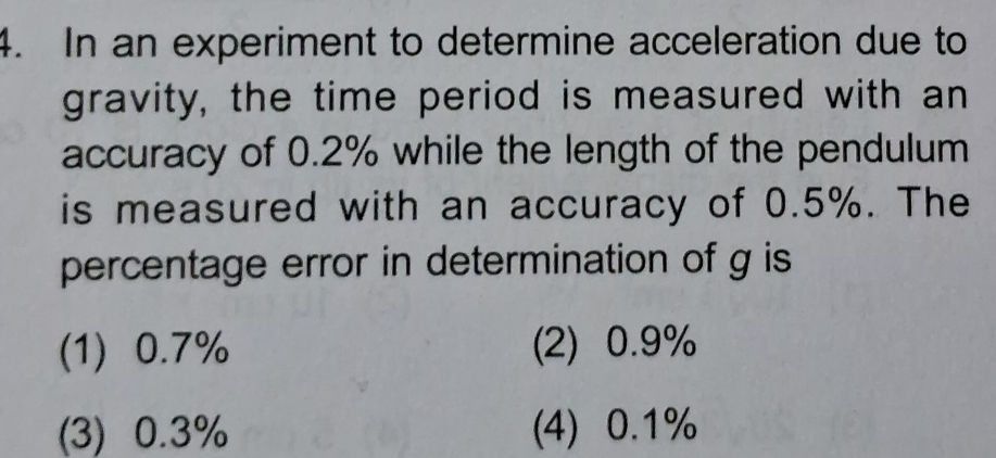 4. In an experiment to determine | StudyX