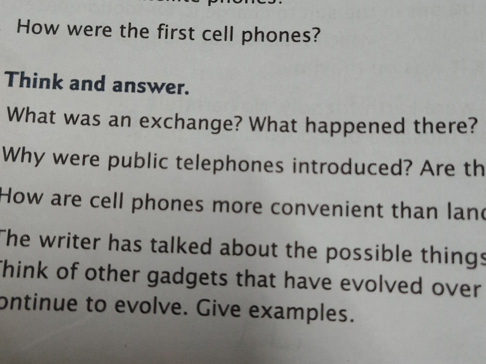 How were the first cell phones? What was an | StudyX