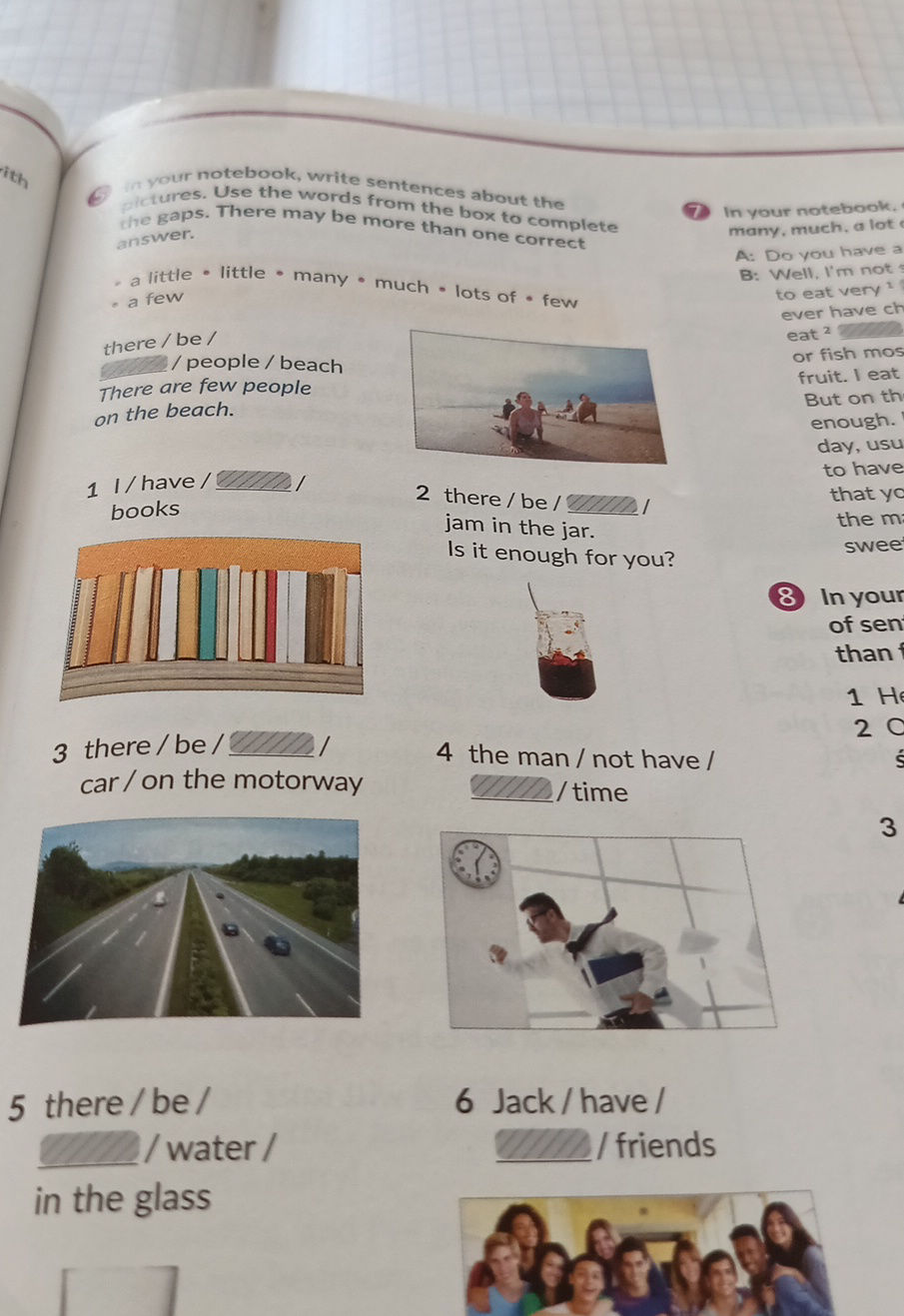 In your notebook, write sentences about the | StudyX