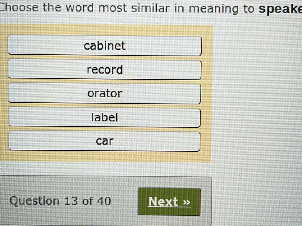 Choose the word most similar in meaning to | StudyX
