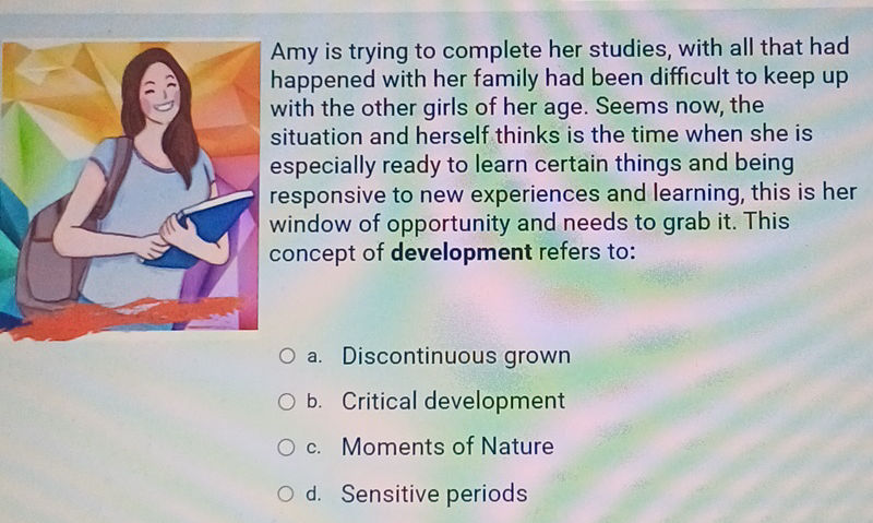 Amy is trying to complete her studies, with | StudyX