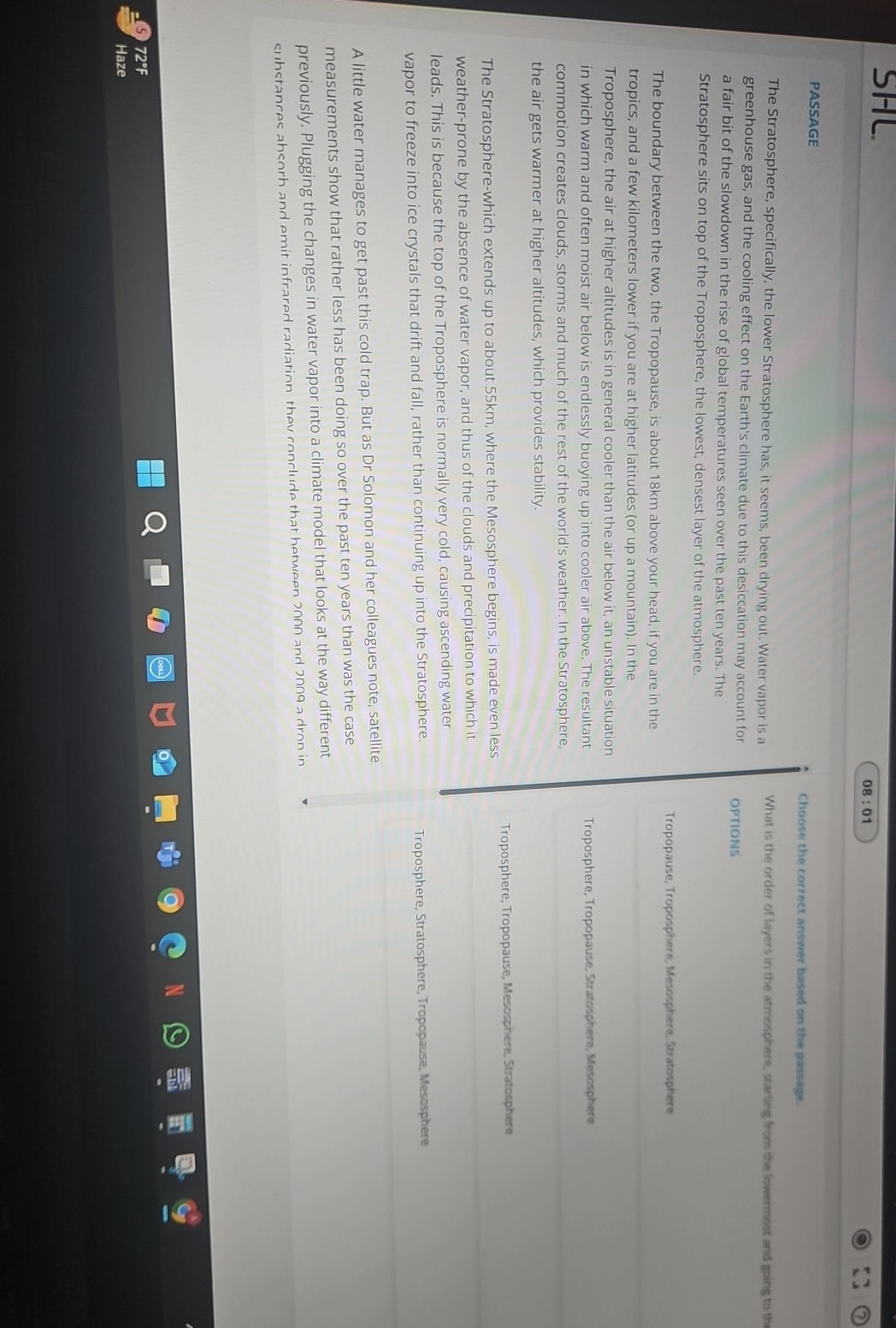 Choose the correct answer based on the | StudyX