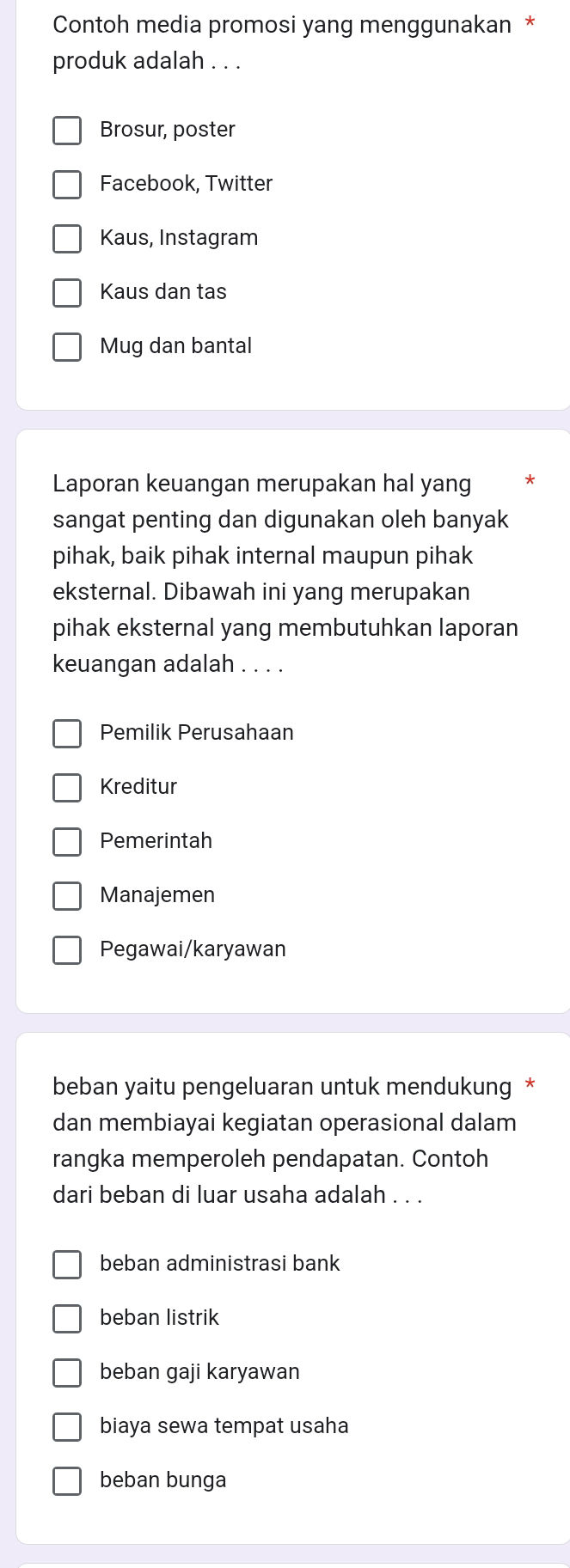 Contoh media promosi yang menggunakan produk | StudyX