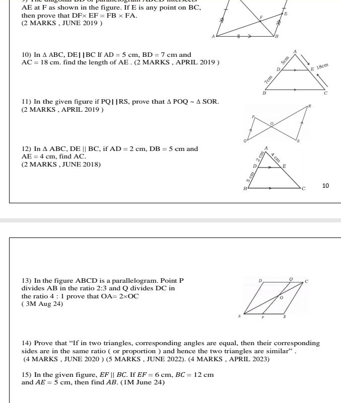 9) The diagonal BD of parallelogram ABCD | StudyX