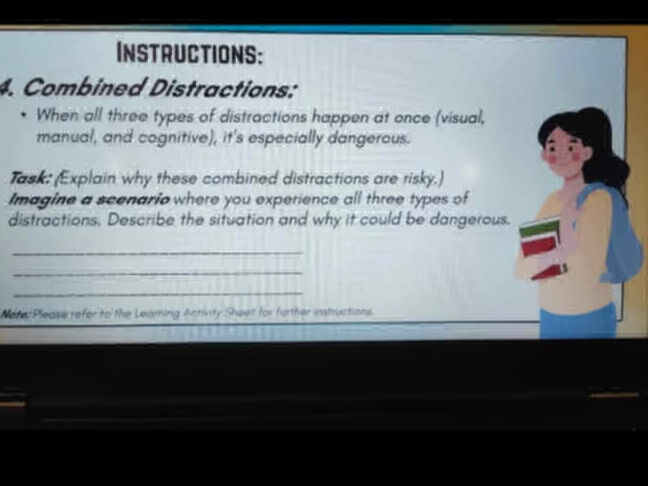 INSTRUCTIONS: 4. Combined Distractions: • | StudyX