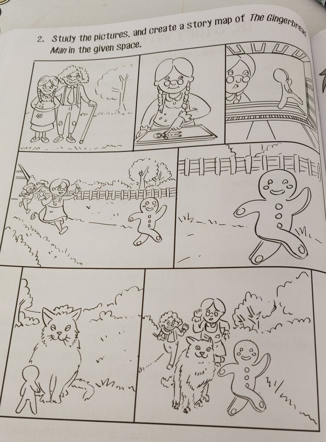 2. Study the pictures, and create a story | StudyX