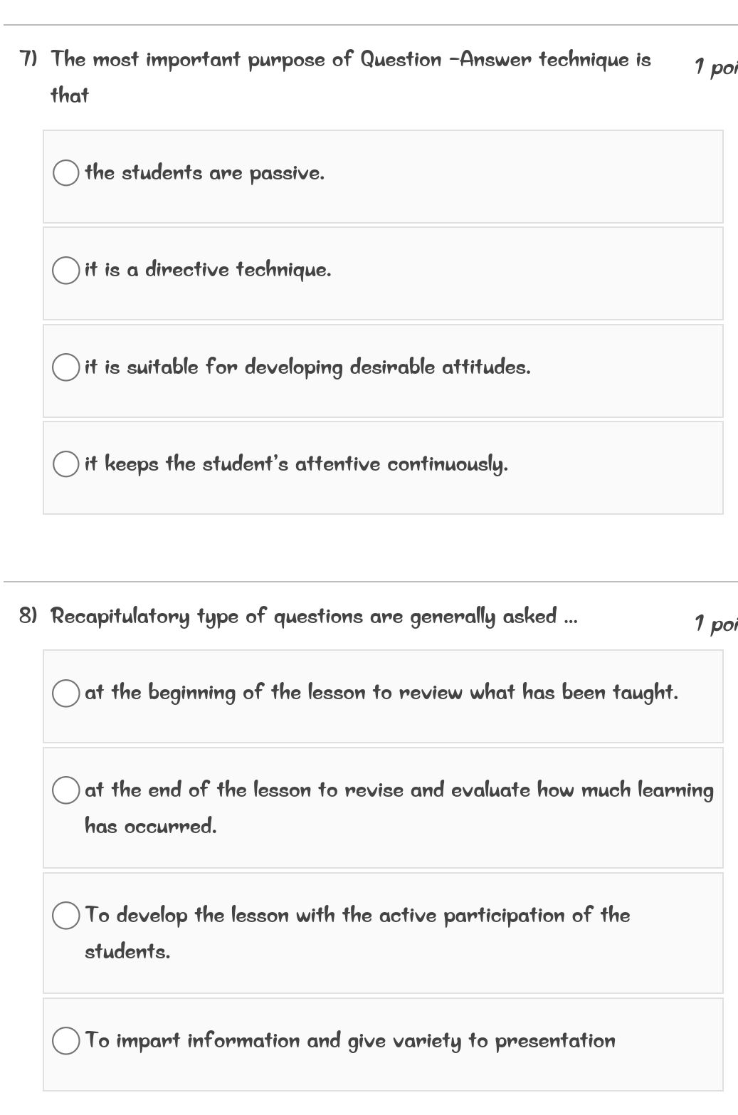 7) The most important purpose of Question | StudyX