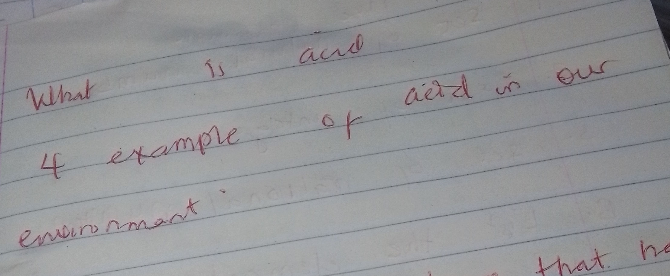 What is acid? 4 example of acid in our | StudyX