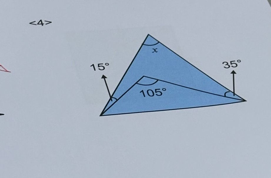 Find the value of $x$. Angles are labeled | StudyX