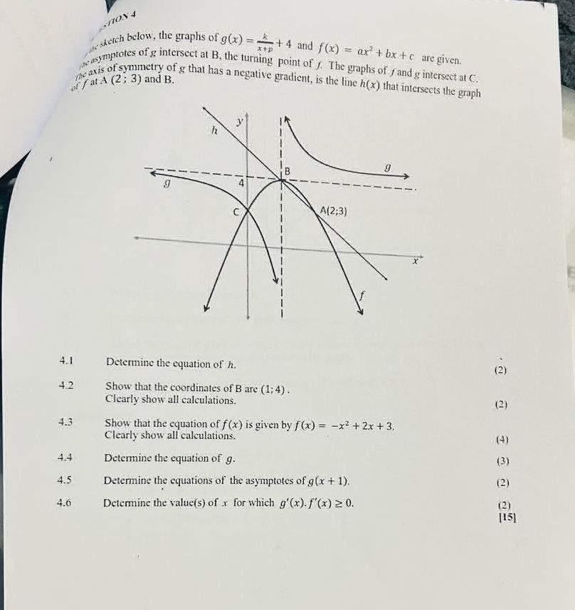 The sketch below, the graphs of \(g(x) = | StudyX