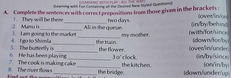 A. Complete the sentences with correct | StudyX