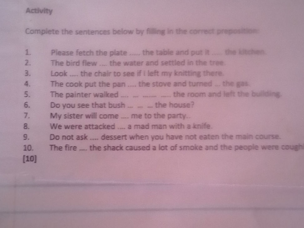 Complete the sentences below by filling in | StudyX