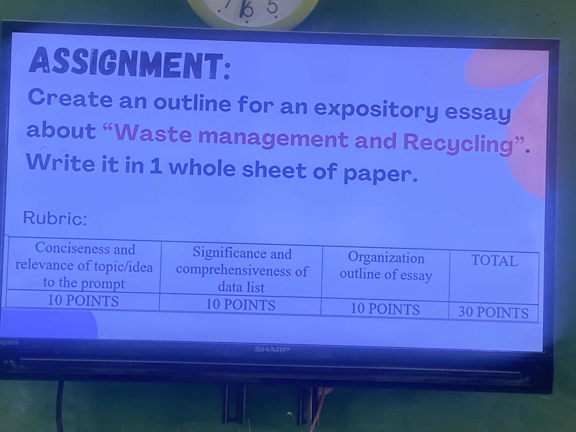 ASSIGNMENT: Create an outline for an | StudyX