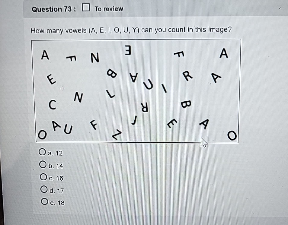 How many vowels (A, E, I, O, U, Y) can you | StudyX