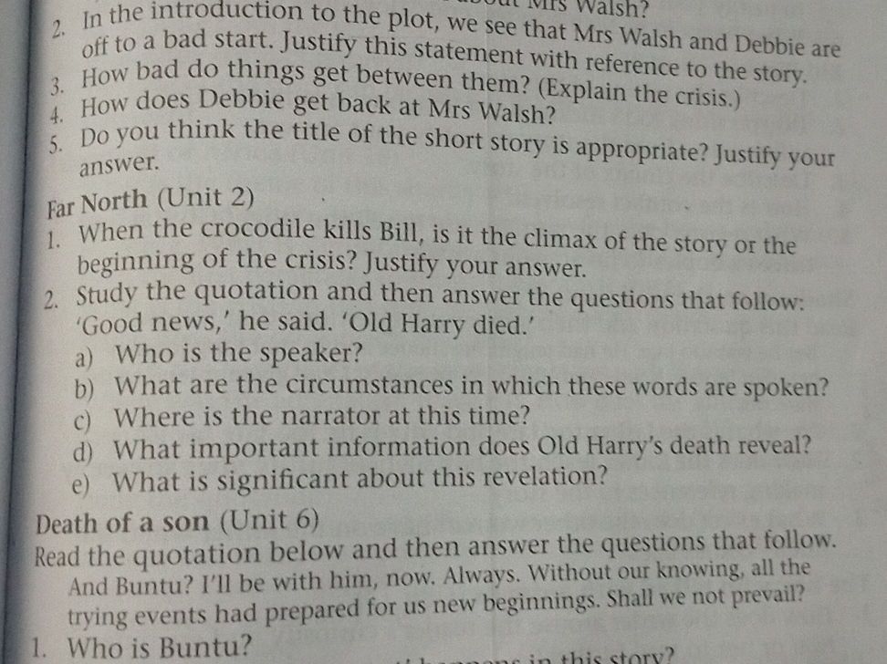 2. In the introduction to the plot, we see | StudyX