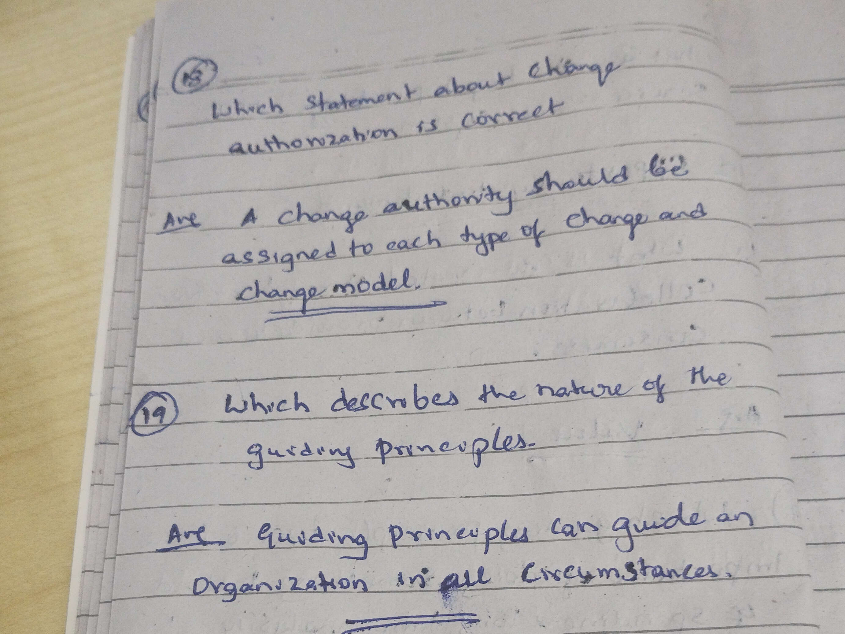 18 Which statement about change | StudyX
