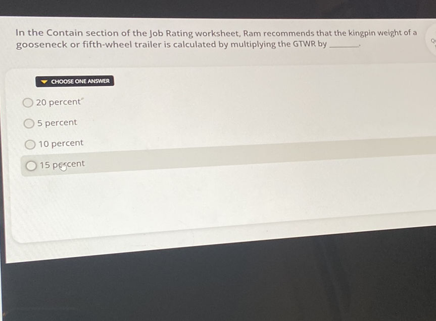 In the Contain section of the Job Rating | StudyX