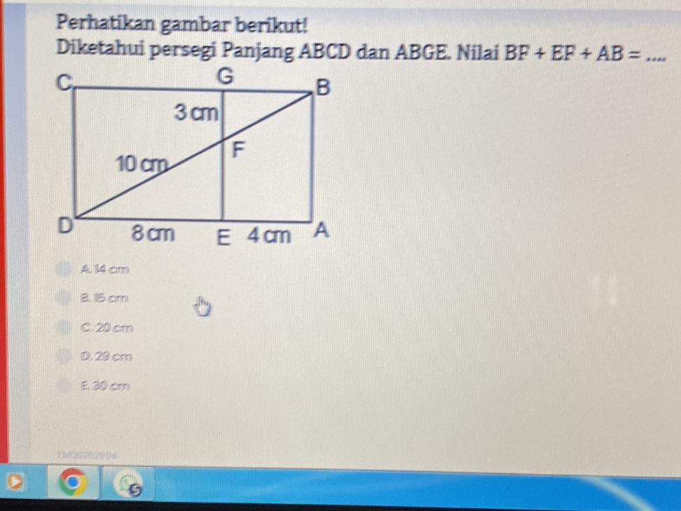 Perhatikan gambar berikut! Diketahui persegi | StudyX