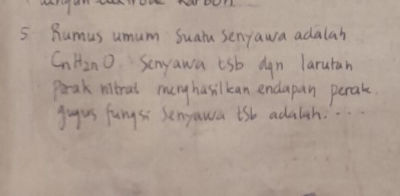 5 Rumus umum Suatu senyawa adalah | StudyX