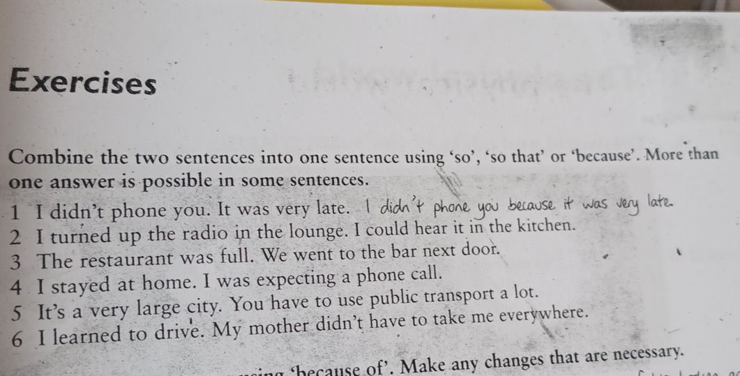 Combine the two sentences into one sentence | StudyX