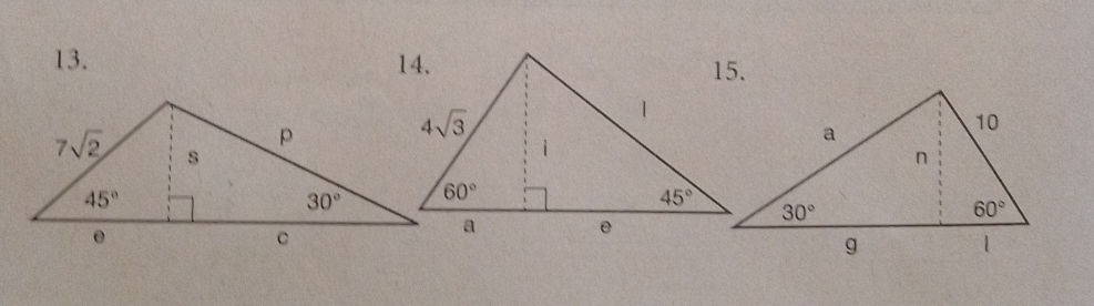 13. The image shows a triangle with | StudyX
