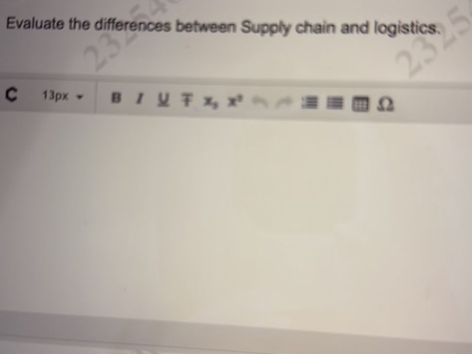 Evaluate the differences between Supply | StudyX