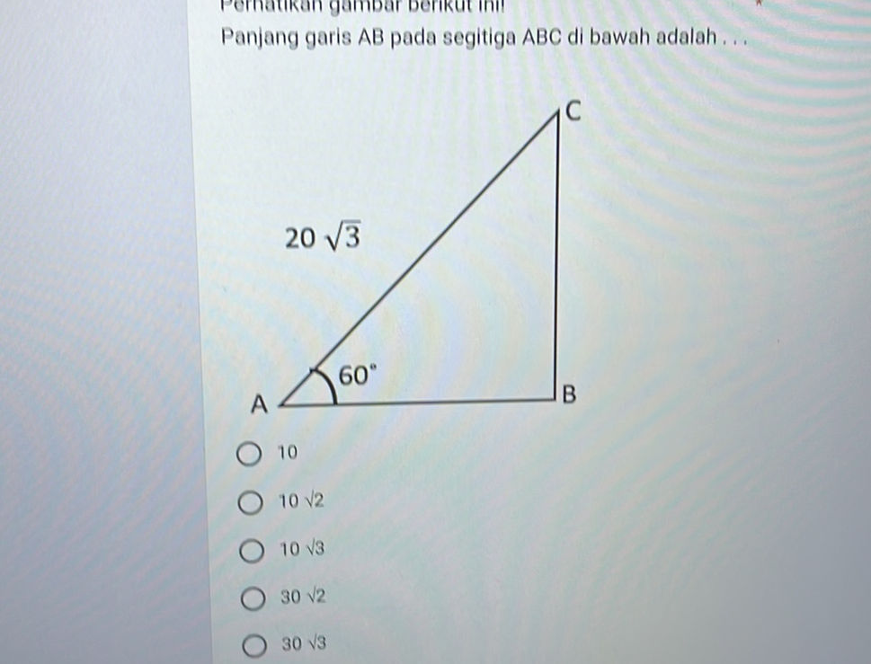Perhatikan gambar berikut ini! Panjang garis | StudyX
