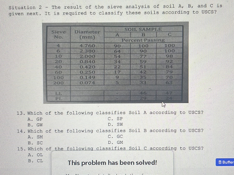 Situation 2 - The result of the sieve | StudyX