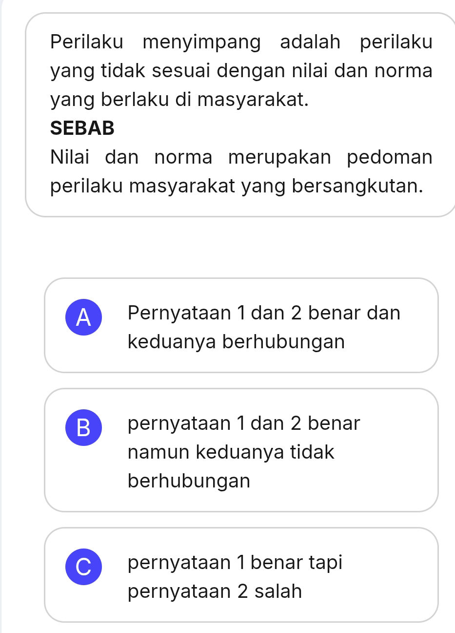 Perilaku menyimpang adalah perilaku yang | StudyX