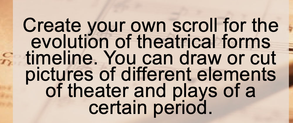 Create your own scroll for the evolution of | StudyX