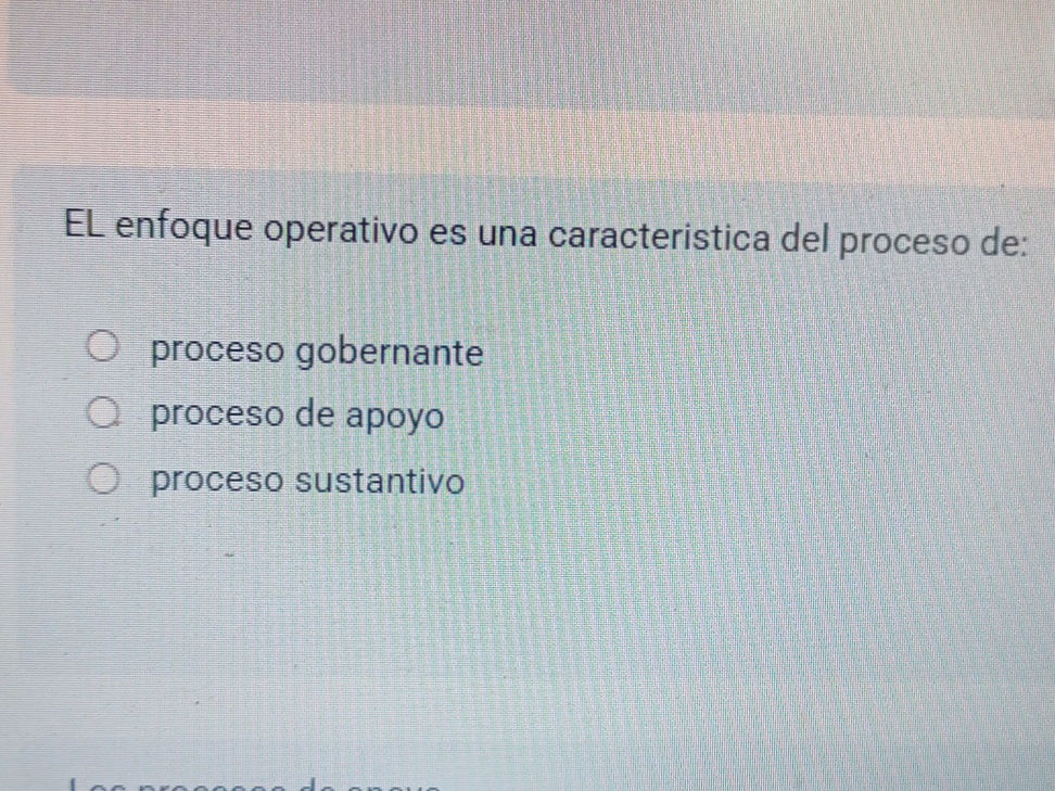 EL enfoque operativo es una caracteristica | StudyX