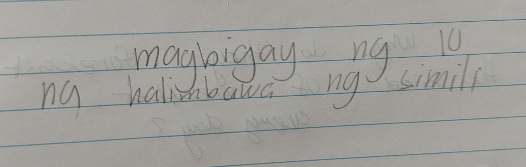 10 Halimbawa ng Simili | StudyX