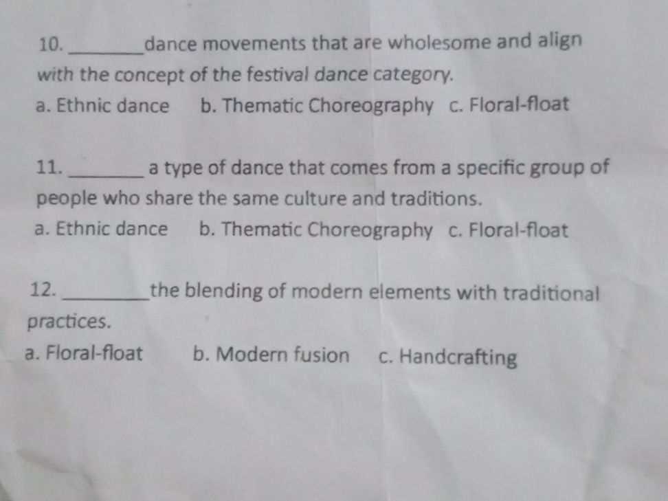 dance movements that are wholesome and align