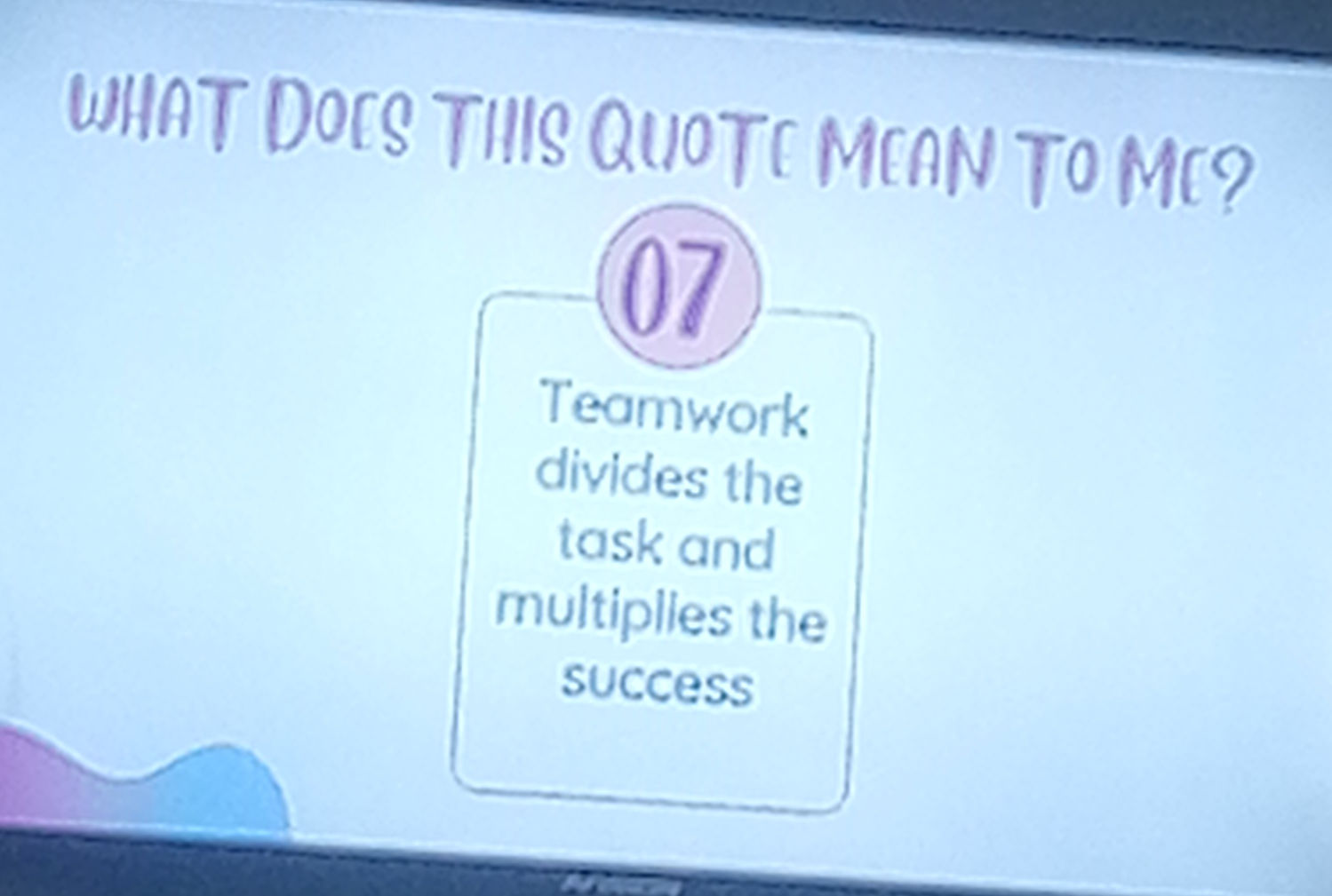 WHAT DOES THIS QUOTE MEAN TO ME? 07 | StudyX