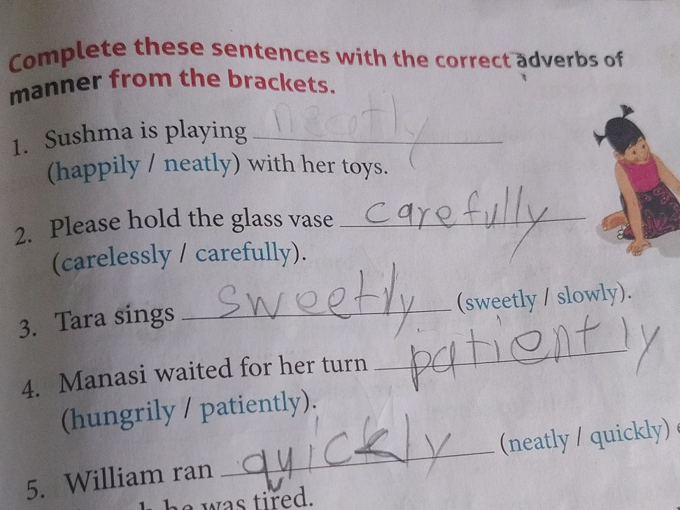 Complete these sentences with the correct | StudyX