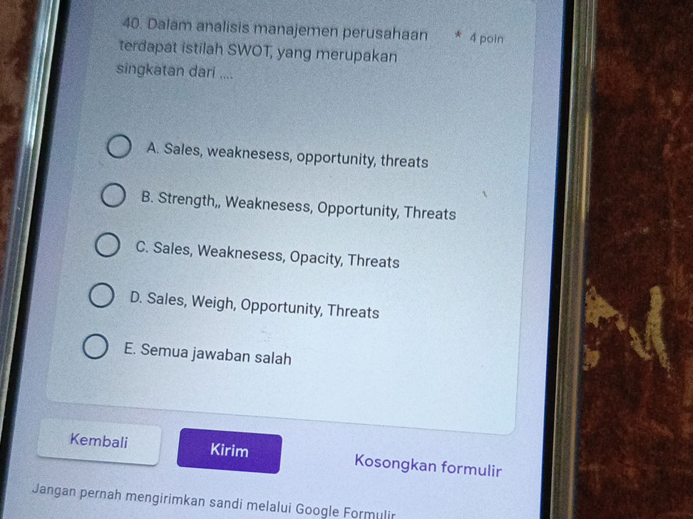 40. Dalam analisis manajemen perusahaan | StudyX