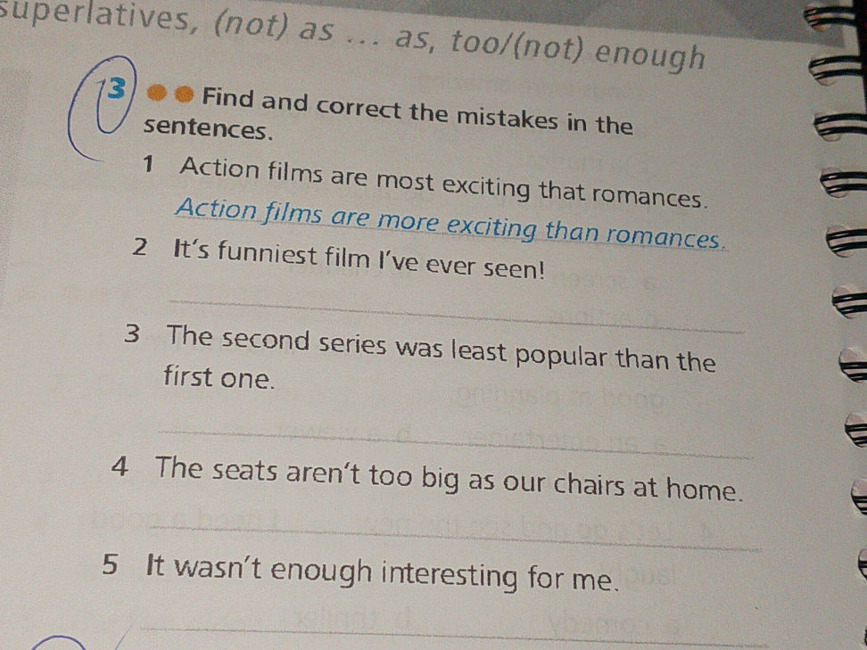 Find and correct the mistakes in the | StudyX