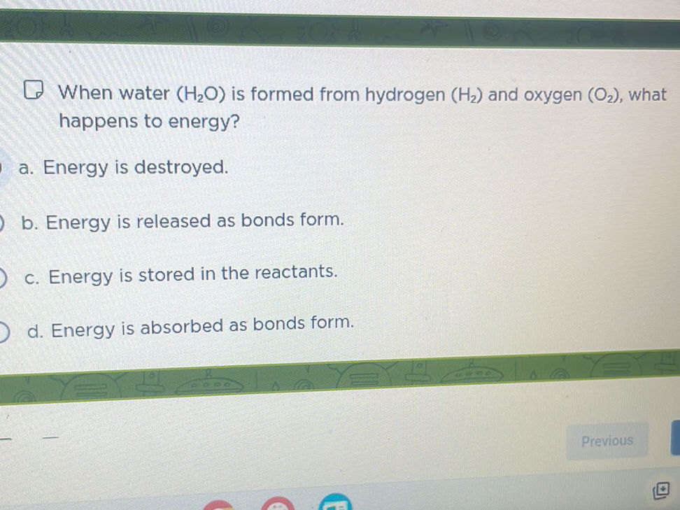 When water (H₂O) is formed from hydrogen | StudyX