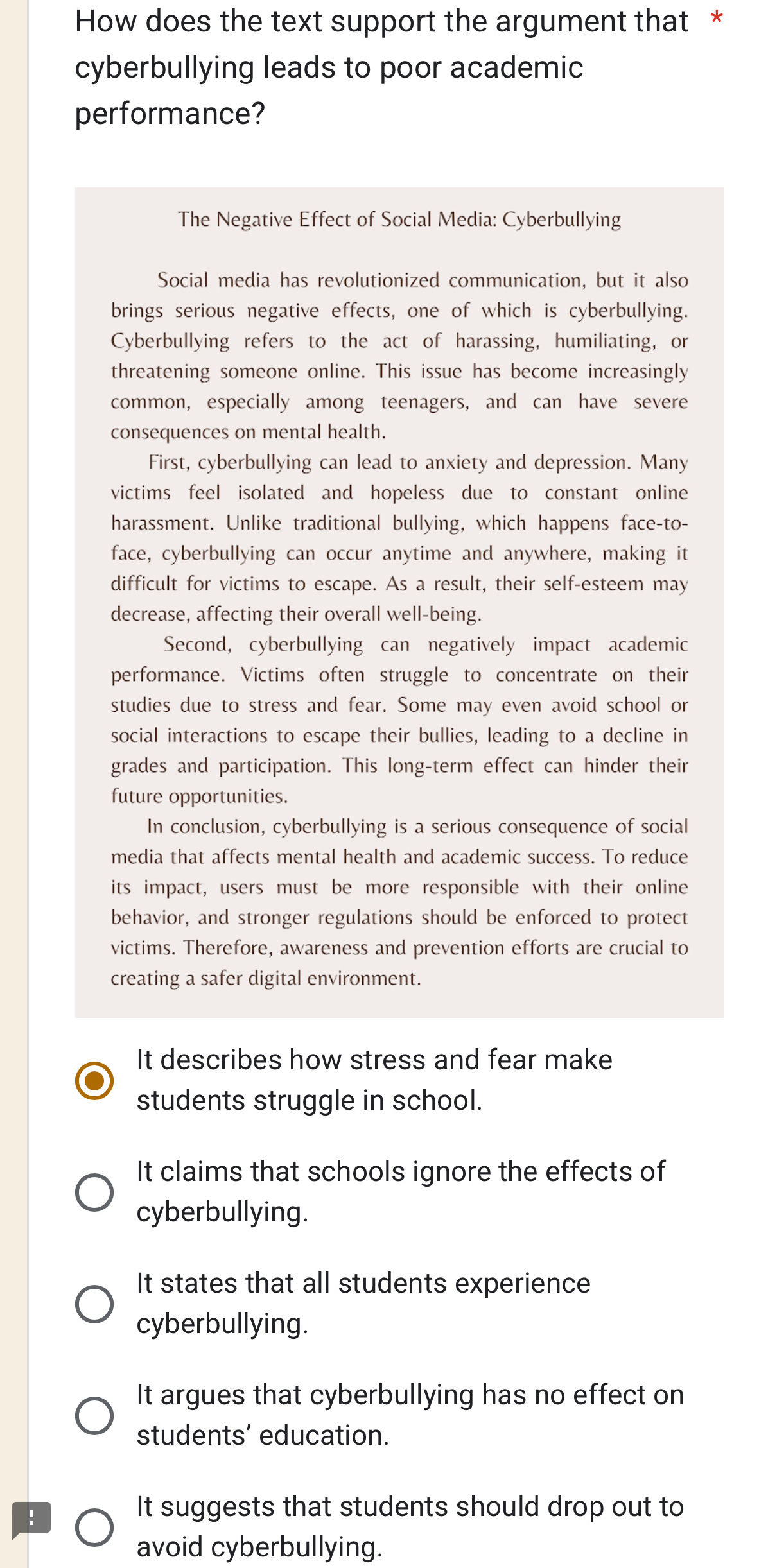 How does the text support the argument that | StudyX